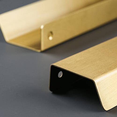 kitchen cabinet lip pull handles brass jervis bay - Kitchen handles store