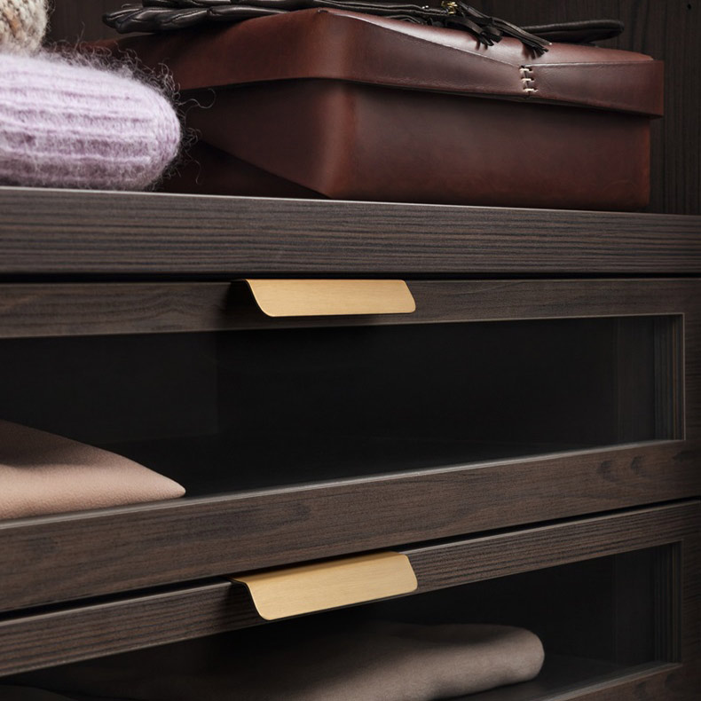 kitchen cabinet lip pull handles brass jervis bay - Kitchen handles store