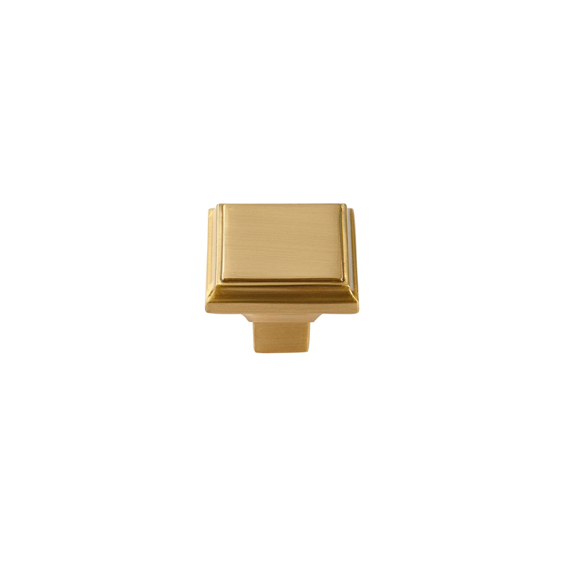 Kitchen drawer knobs square solid brass - Kitchen handles store
