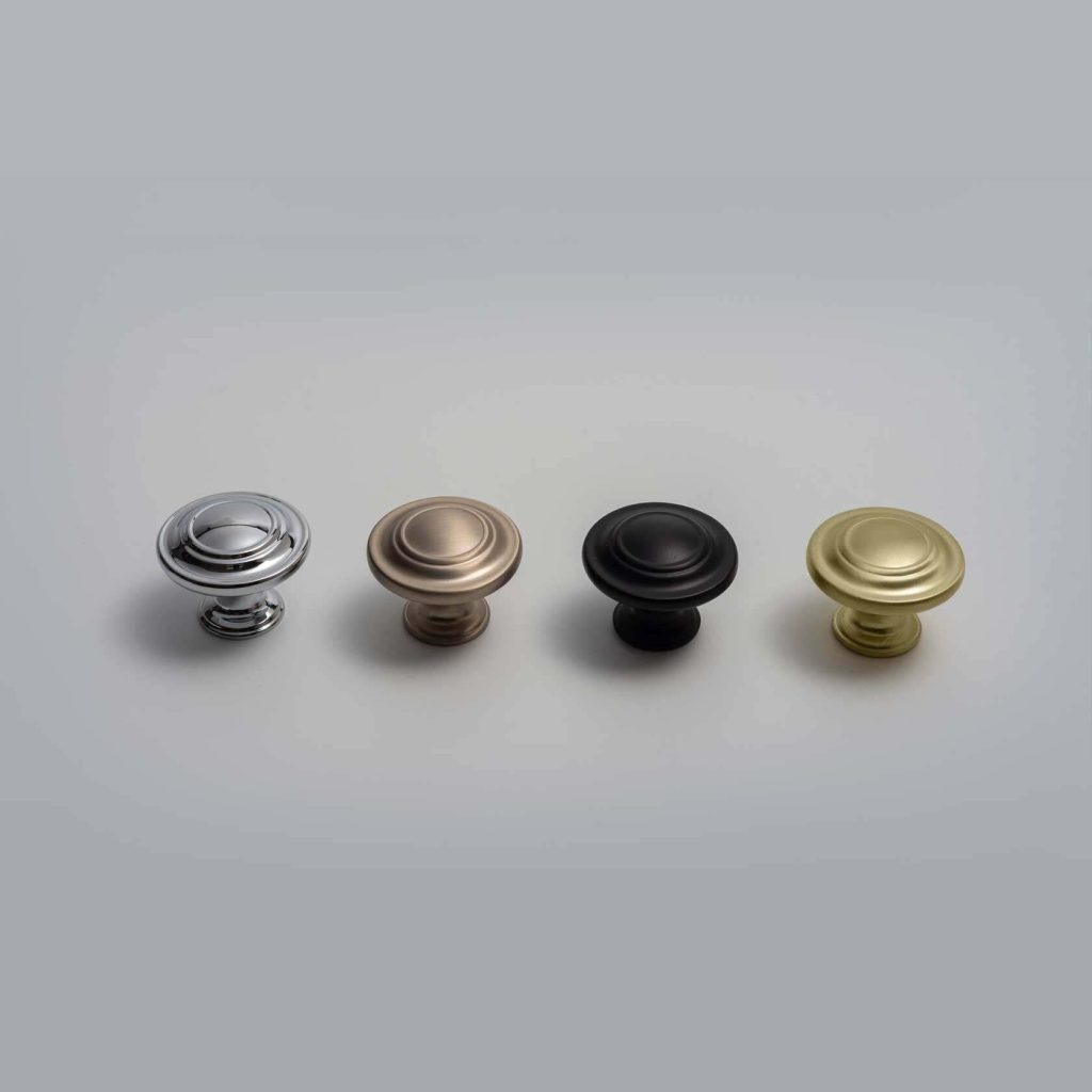 KT&CO Kitchen hampton knobs Tweed Heads Matt black / brushed brass /Brushed nickel /Chrome ...