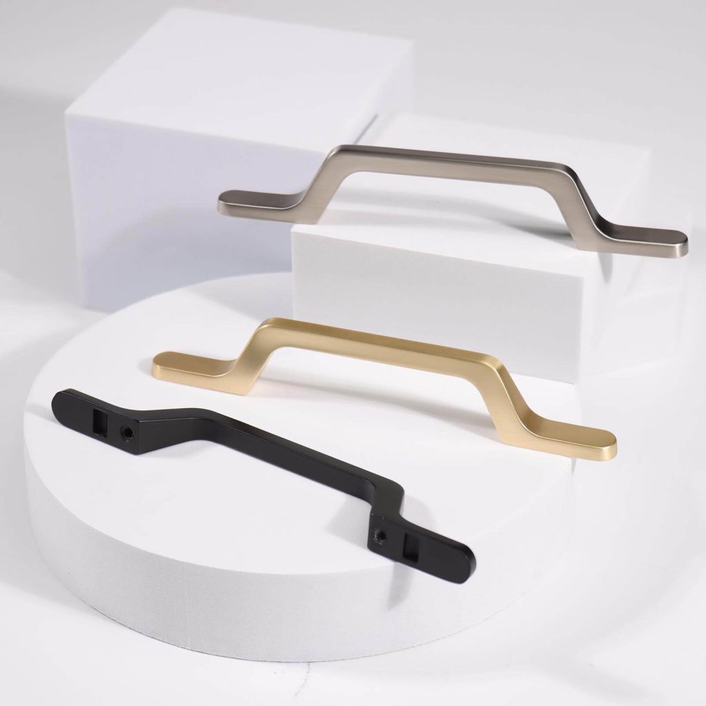 Gold Coast Modern D-Shape Kitchen Handles | KT & CO