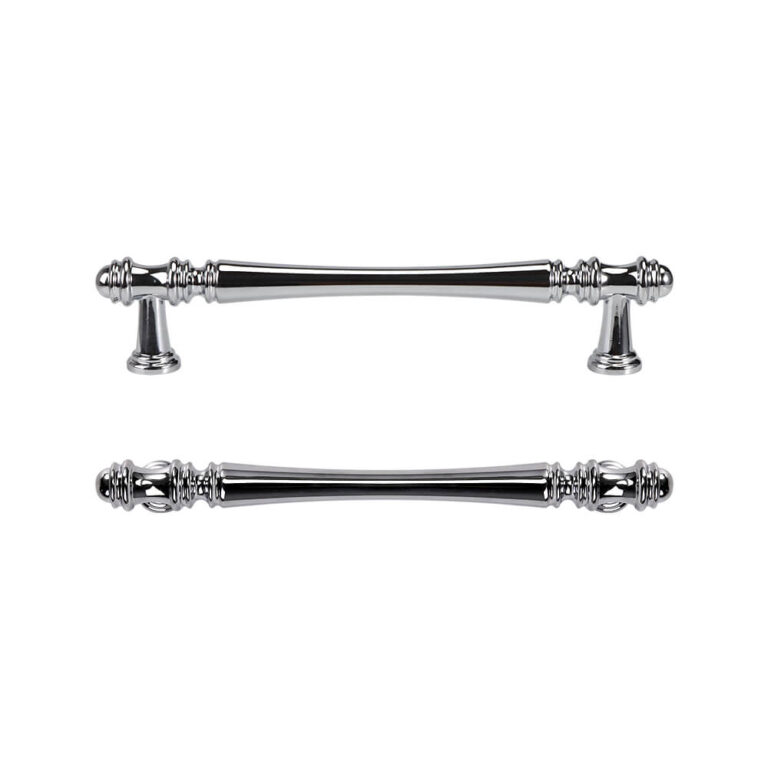 KT&CO Hampton style kitchen handles Toorak brushed nickel / chrome - KT&CO Premium Kitchen ...